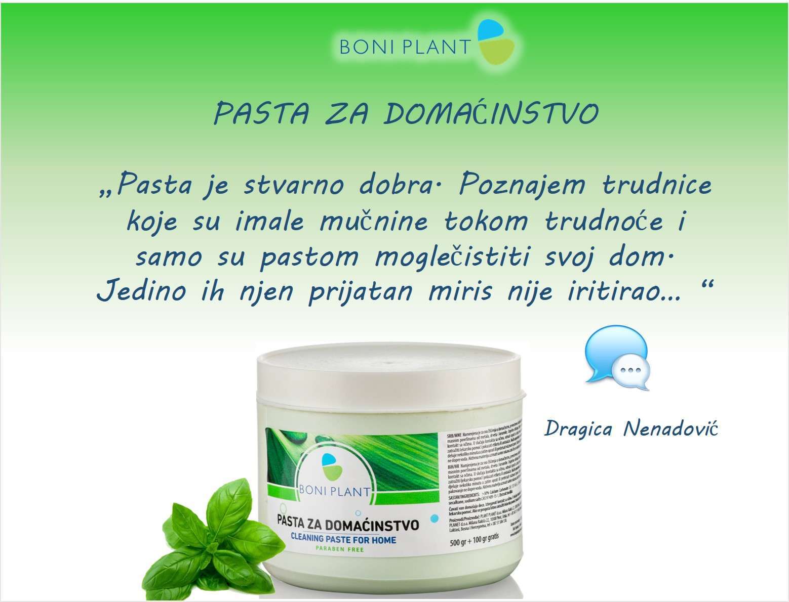 Iskustva korisnika - Boni Plant Planet